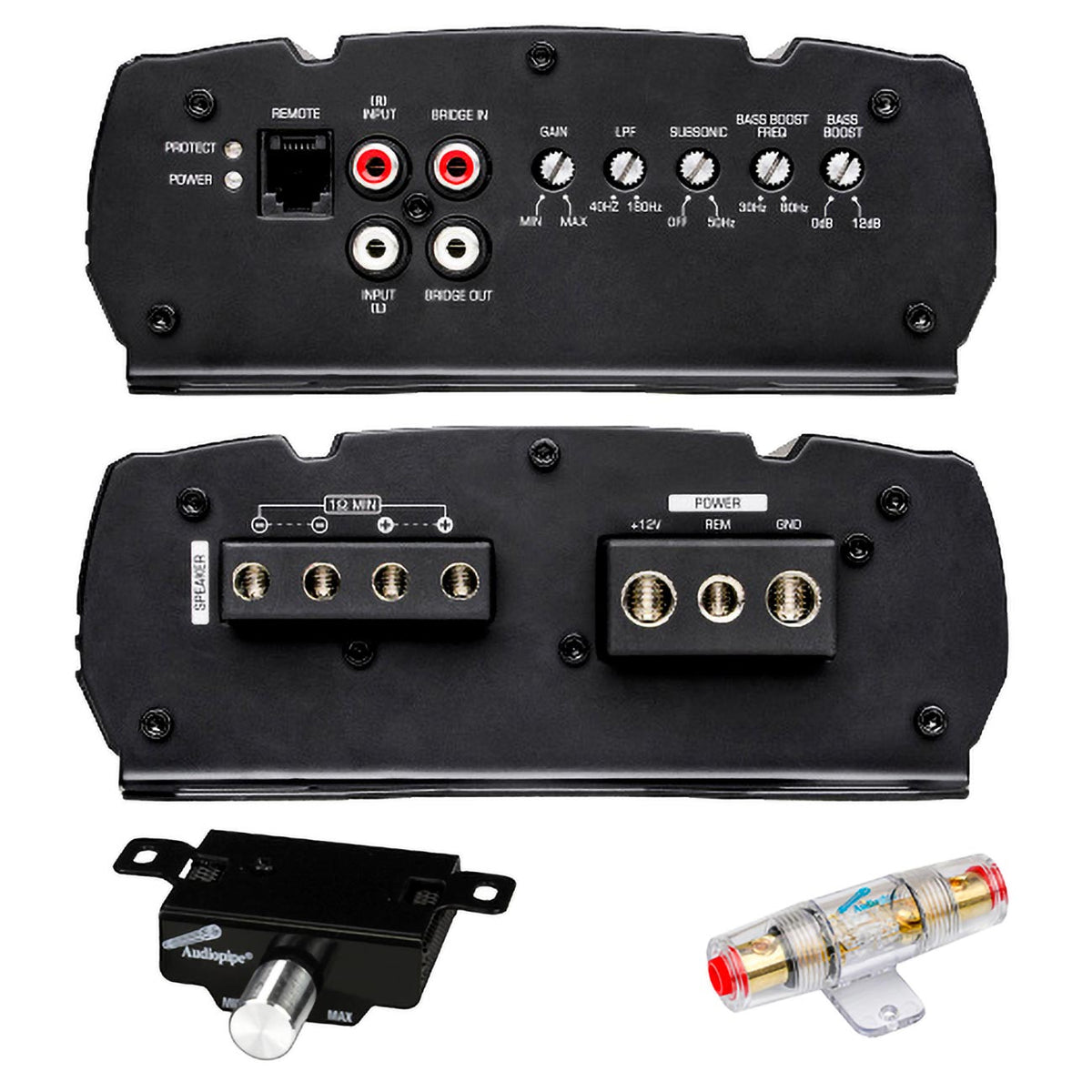 Audiopipe Mini Monoblock Amplifier 1000W RMS – bigcarstereo