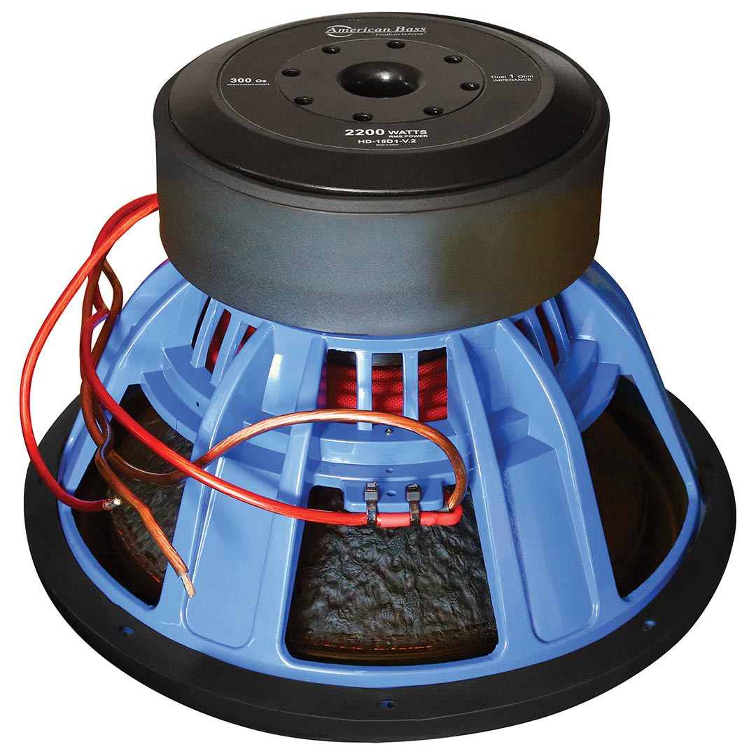 American Bass 15" Woofer 2200w RMS / 4000 watts max 1 Ohm DVC ...