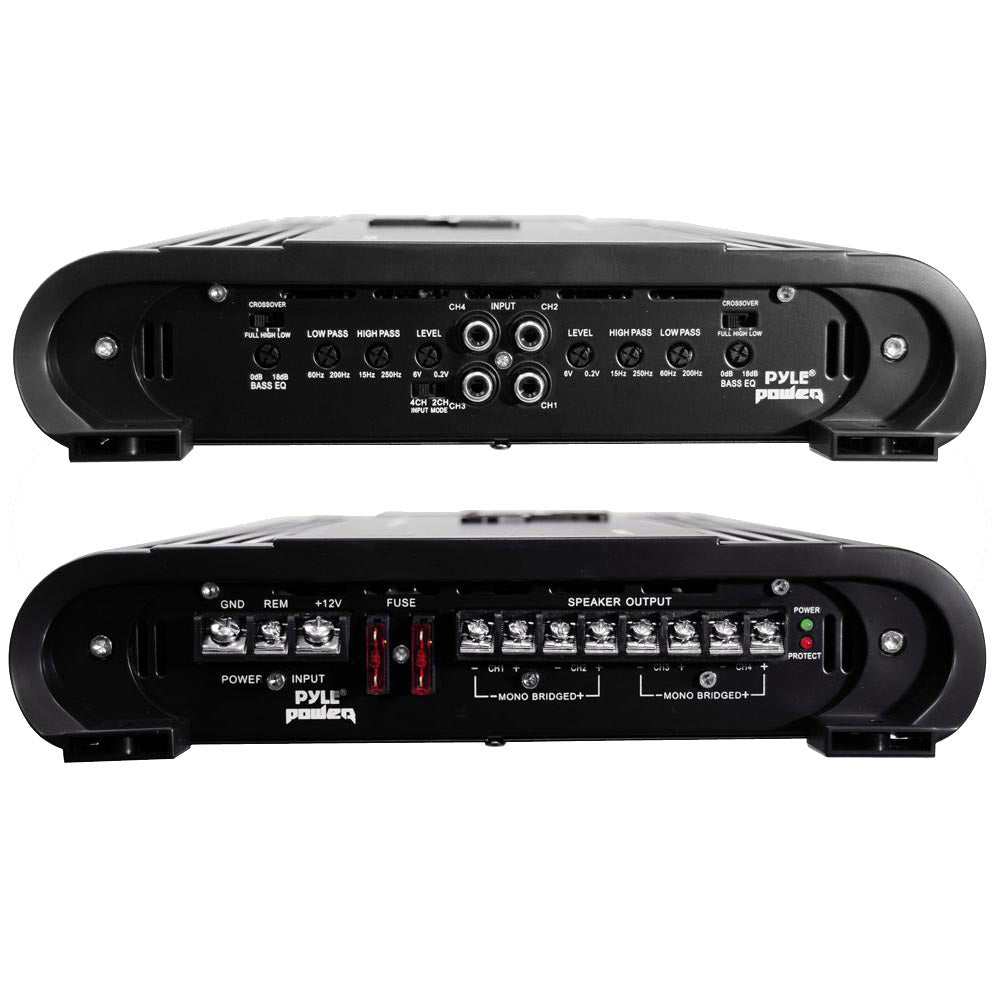 Pyle 4 Channel 4000W Bridgeable Mosfet Amplifier – bigcarstereo