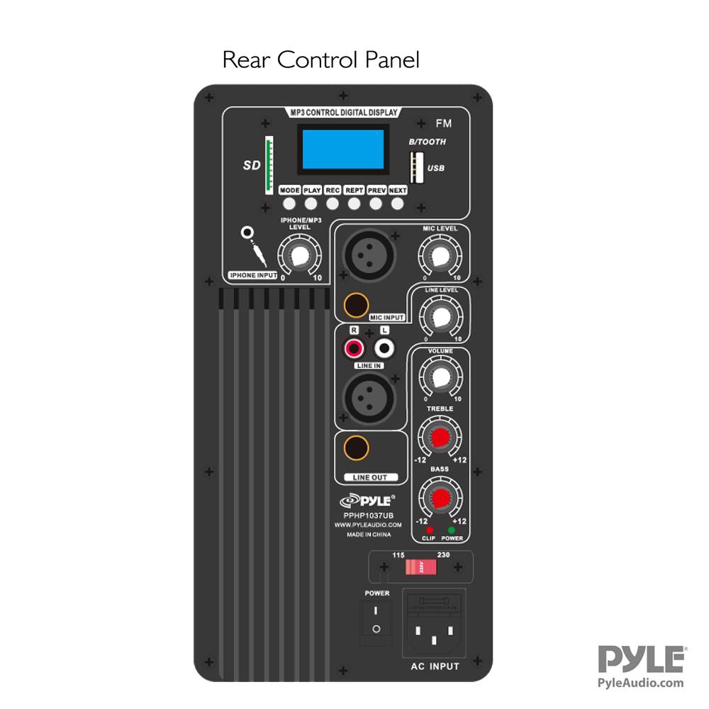 Pyle Pro 10" Powered Speaker with mp3 bluetooth record function ...
