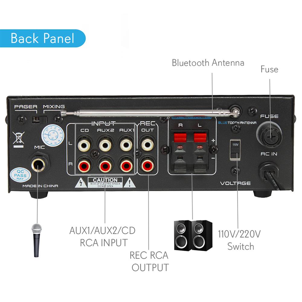 Pyle MINI AMPLIFIER WITH BLUETOOTH – bigcarstereo