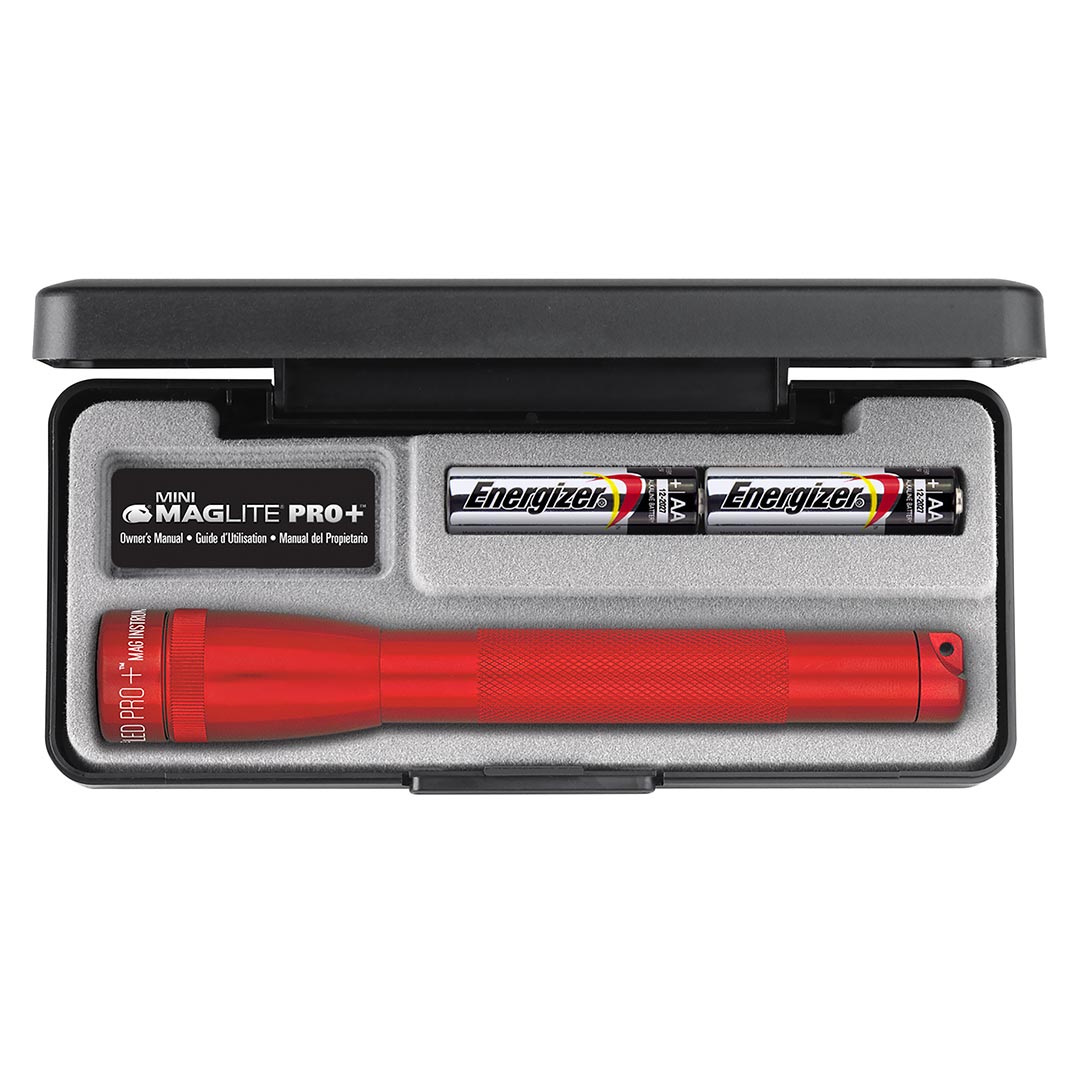 MAGLITE LED 2-Cell AA Mini Pro Plus Flashlight Red – bigcarstereo