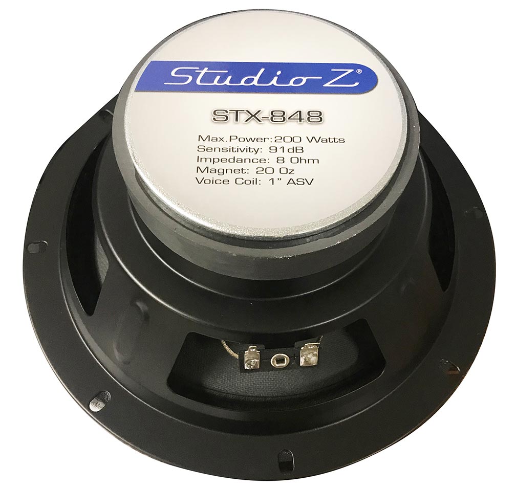 Studio Z 8" Replacement Woofer 200W Max. 8 Ohm SVC – bigcarstereo